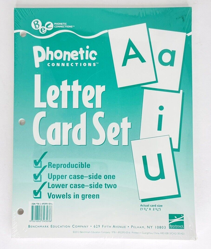 Sealed Alphabet ABC Phonetic Connections Letter Card Flashcard ...