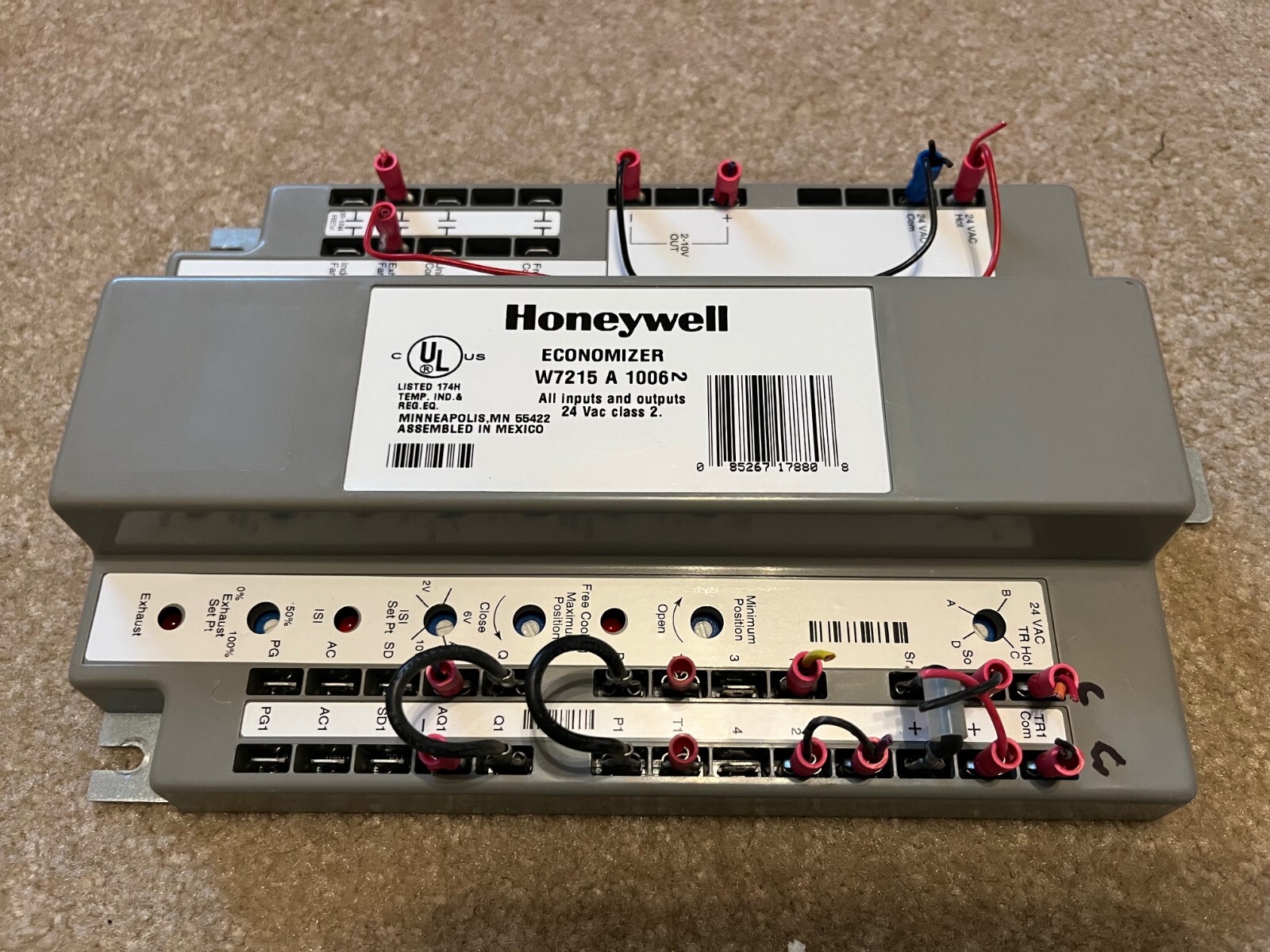 Used Honeywell W7215A 1006 Economizer Logic Module. Saves energy. | eBay