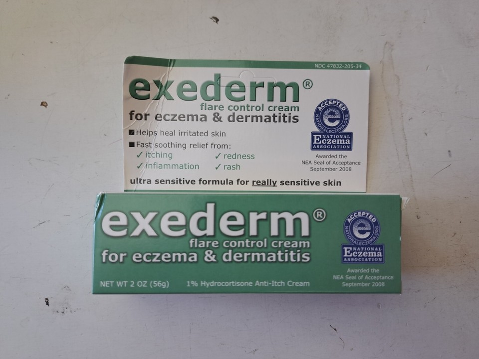 (2) Exederm Flare Control Cream For Eczema And Dermatitis, 2oz 56g | eBay