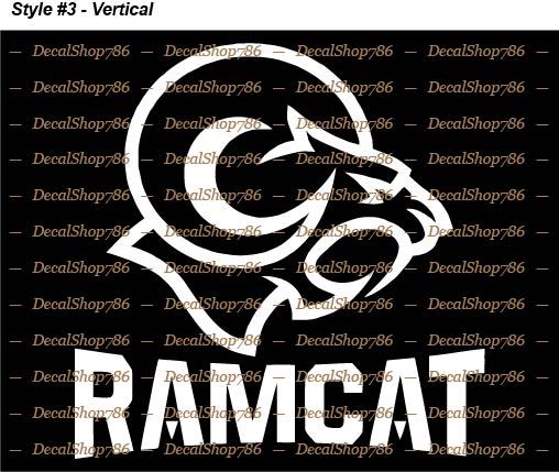 RAMCAT Broadheads - Archery/Hunting Gears - Vinyl Die-Cut Peel N' Stick ...