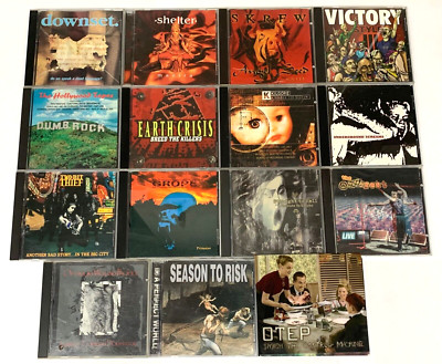Lot of 15 HEAVY METAL & Hardcore AUDIO CD's Downset SKREW Grope OTEP ...