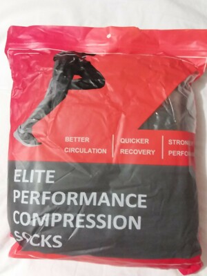 Elite Performance Compression Socks 7 Pairs Copper Knee High C Sz s/m ...