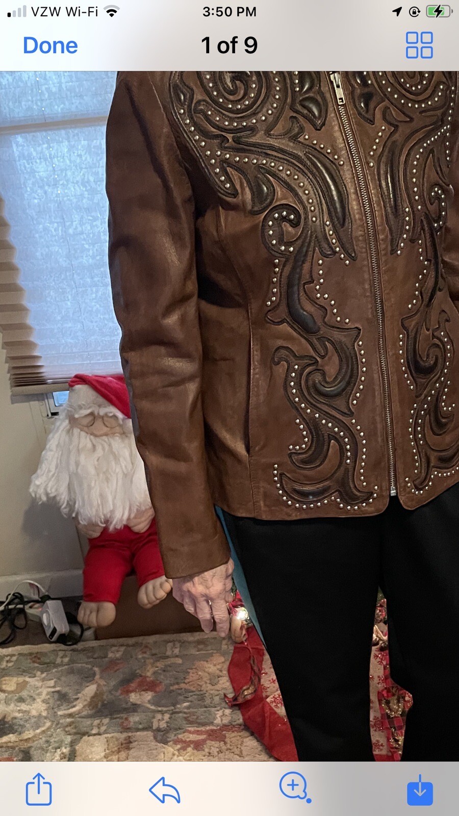 Genuine Reba Leather Western Tooled New Jacket | eBay