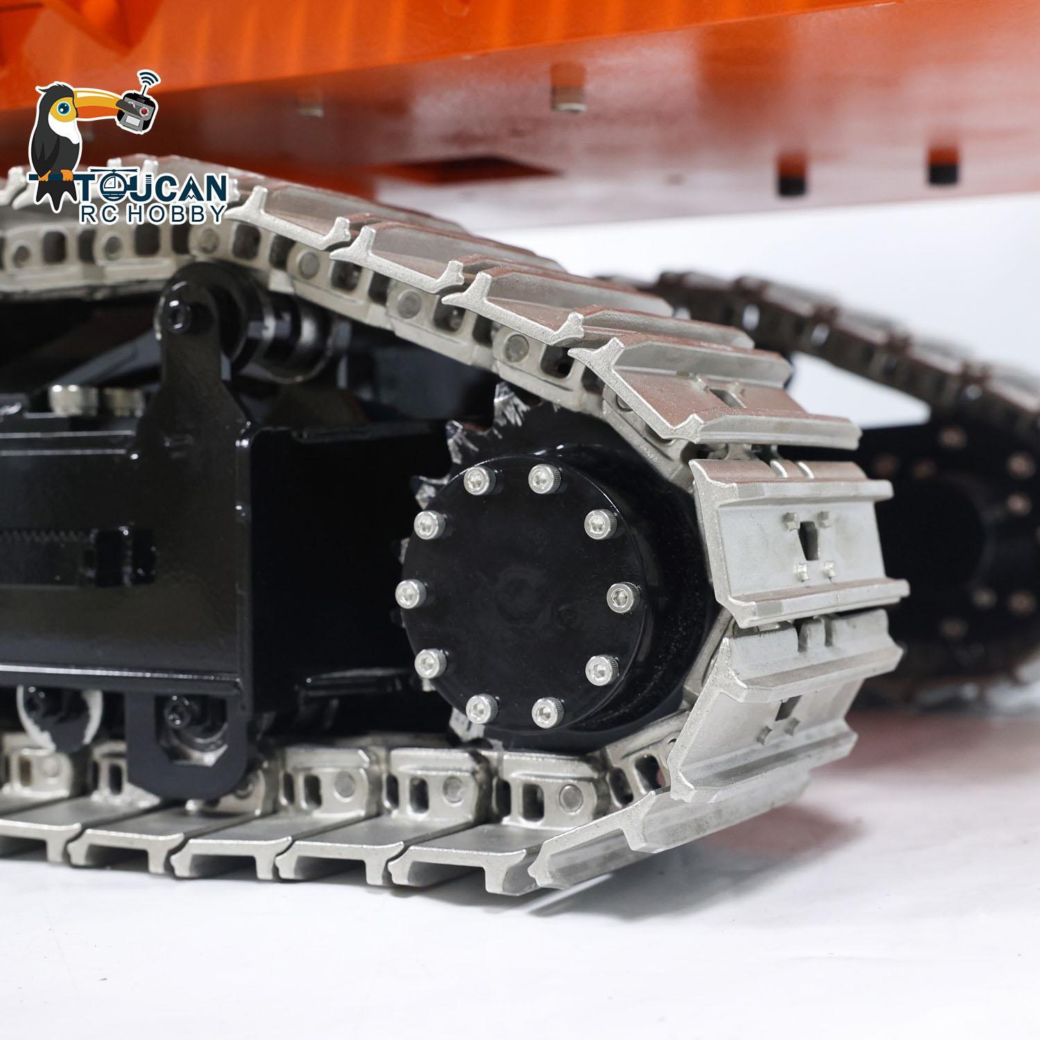 Metal 1/8 385CF Giant Hydraulic RC Excavator Heavy Duty Remote Control ...