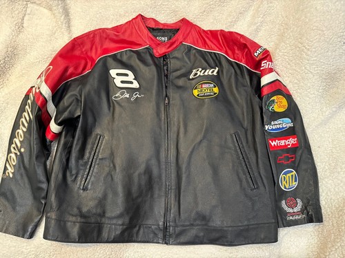 NWT Dale Earnhardt Jr Chase Authentic Wilson Leather Budweiser NASCAR ...