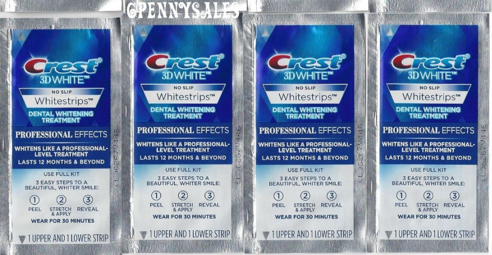 *Crest LUXE 3D White Professional Effects Whitestrips Teeth Whitening ...