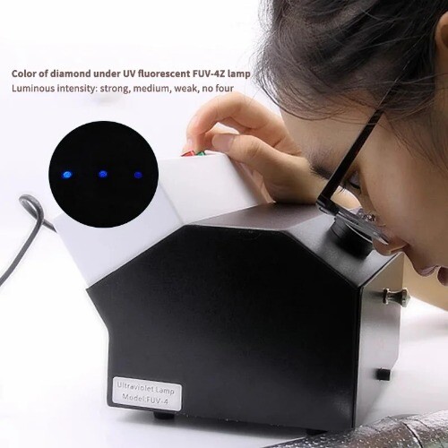 UV Light Lamp LW 365nm SW 254nm Laboratory Level Precise Gemological ...