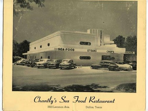 Chantly's Sea Food Restaurant Menu Lemmon Ave Dallas Texas 1950's Fried ...