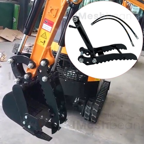 Hydraulic Thumb Clip For Mini Excavators Small Digger Pick Up Irregular ...
