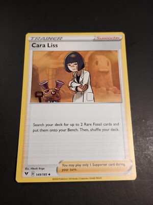 Pokemon Vivid Voltage Cara Liss Uncommon Trainer Card 149/185 NM | eBay