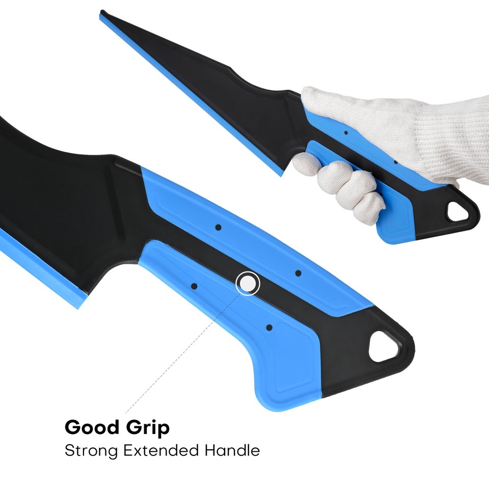 2 PCS Window Tint Squeegee Magnetic Rubber Water Blade Side Wiper ...