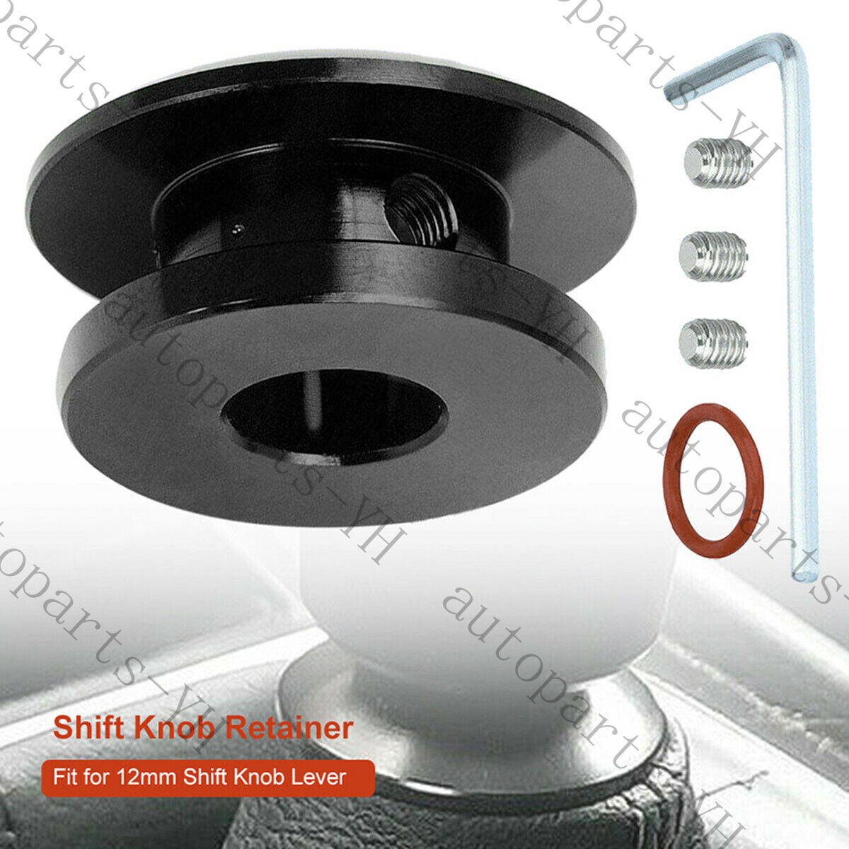 Shift Knob Boot Retainer Adapter Limiter 12MM For Manual Gear Head ...