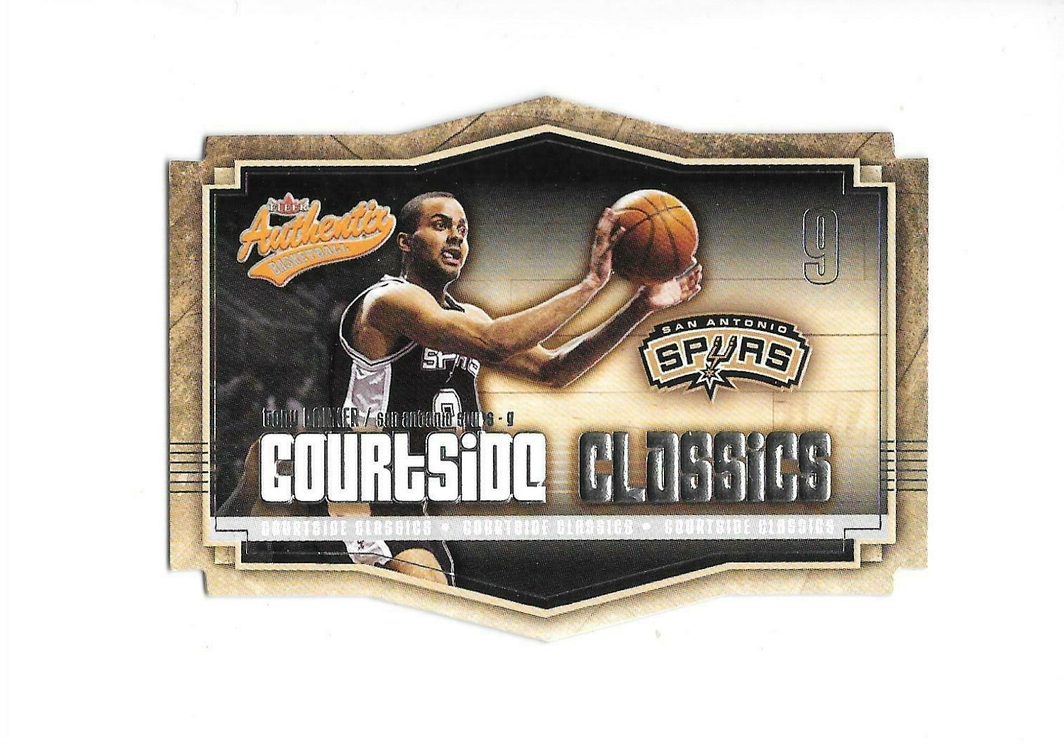 2003-04 Fleer Authentic Courtside Classics Tony Parker Spurs #CC-10 NBA ...