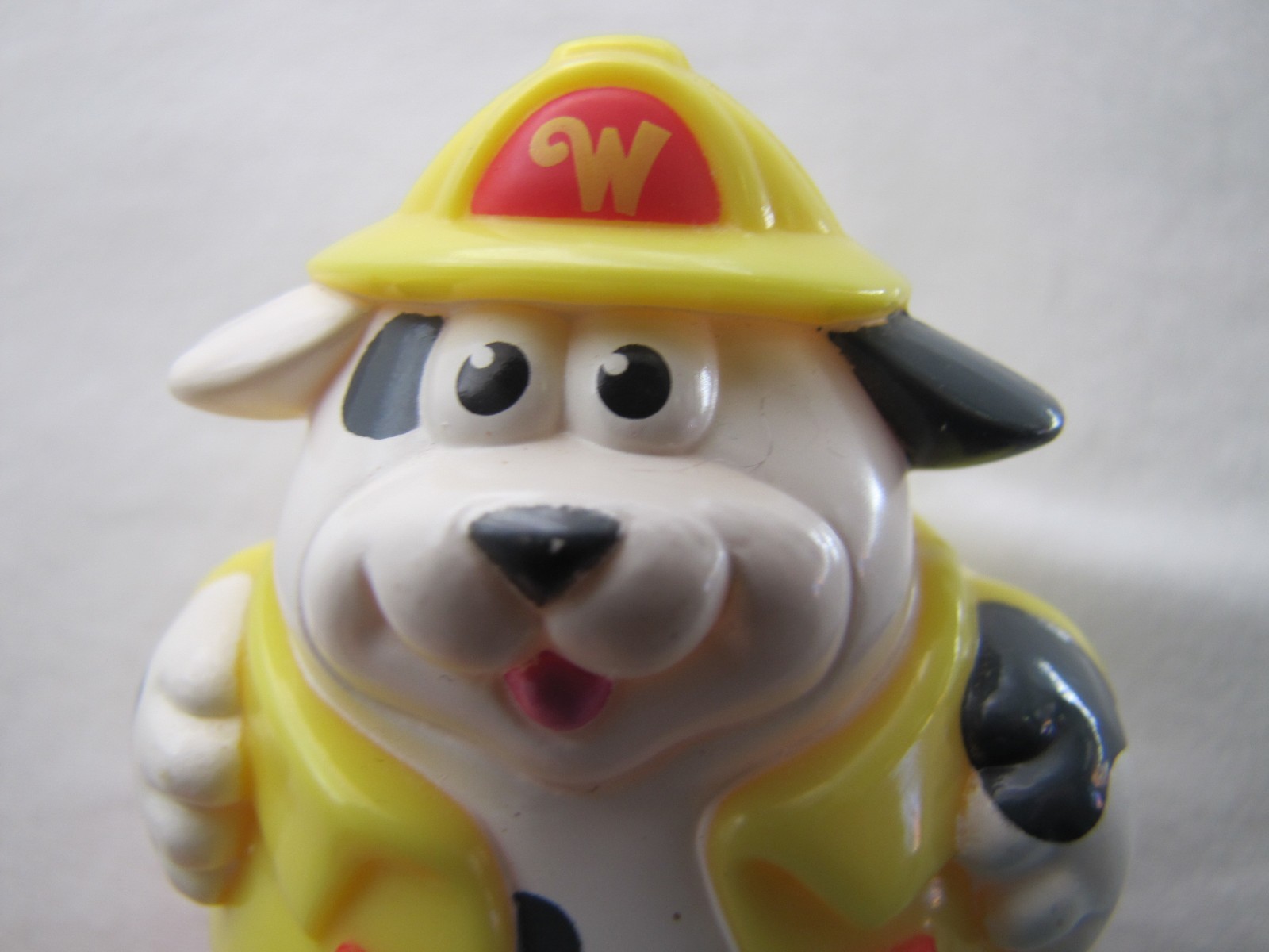 PLAYSKOOL Weebles Weeble Wobble Figure PUPPY DOG FIREFIGHTER WORKING ...