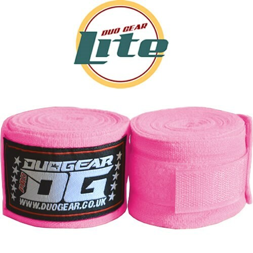 LITE PINK HAND WRAPS WRIST SUPPORTS FOR MUAY THAI BOXING TRAINING ...