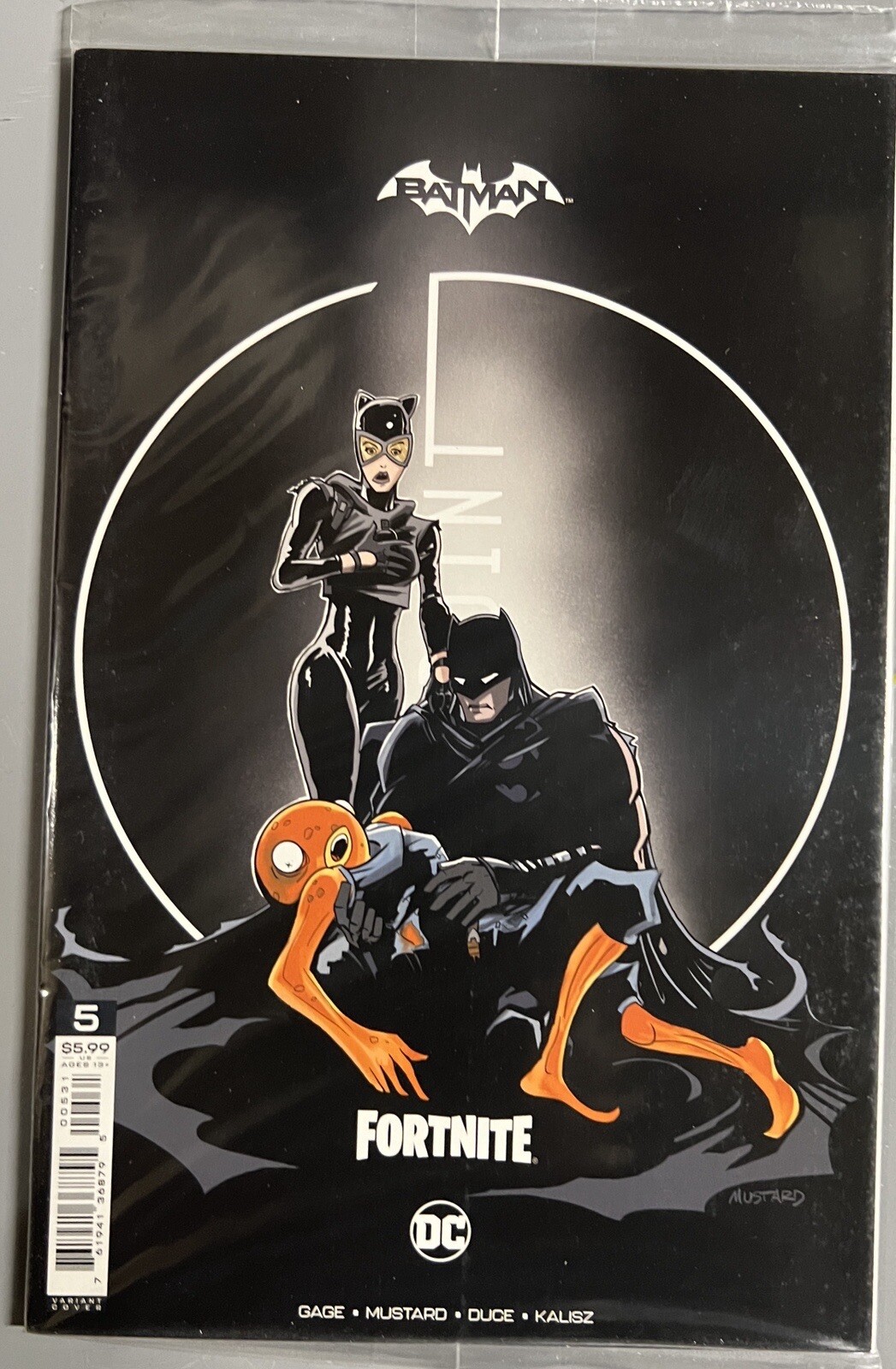 BATMAN: FORTNITE #5 (9.6-9.8) FISHSTICK/MUSTARD VARIANT COVER/GAGE/DC ...