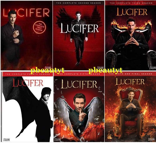 Lucifer The Complete Series Seasons 1-6/Final DVD+Slipcase NEW 1 2 3 4 ...