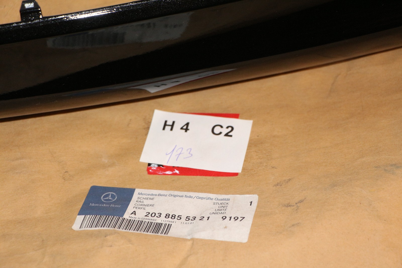 Original Mercedes Benz Schutzleiste W203 C-Klasse A2038855321 for sale ...