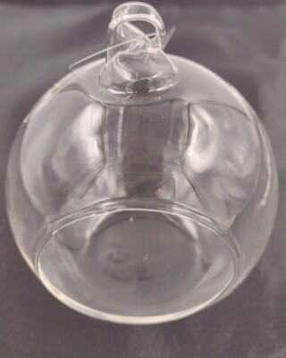 Clear Glass Globe Orb with Hanging String Terrarium Planter 3" | eBay