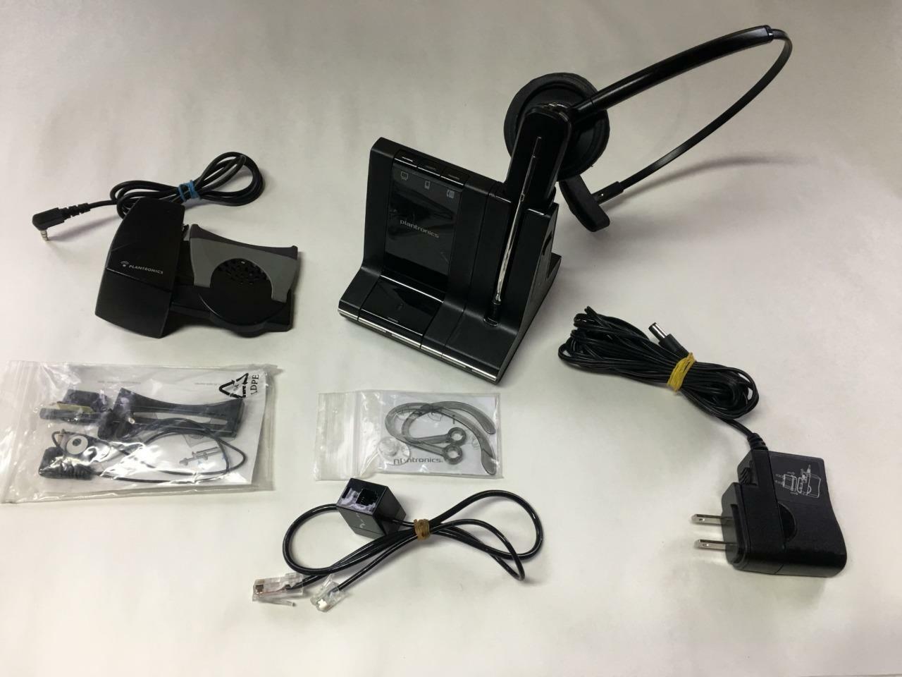 PLANTRONICS 745 AL8-WO2 W/ WH500 HEADSET BATTERY CHARGER AC ADAPTER ...