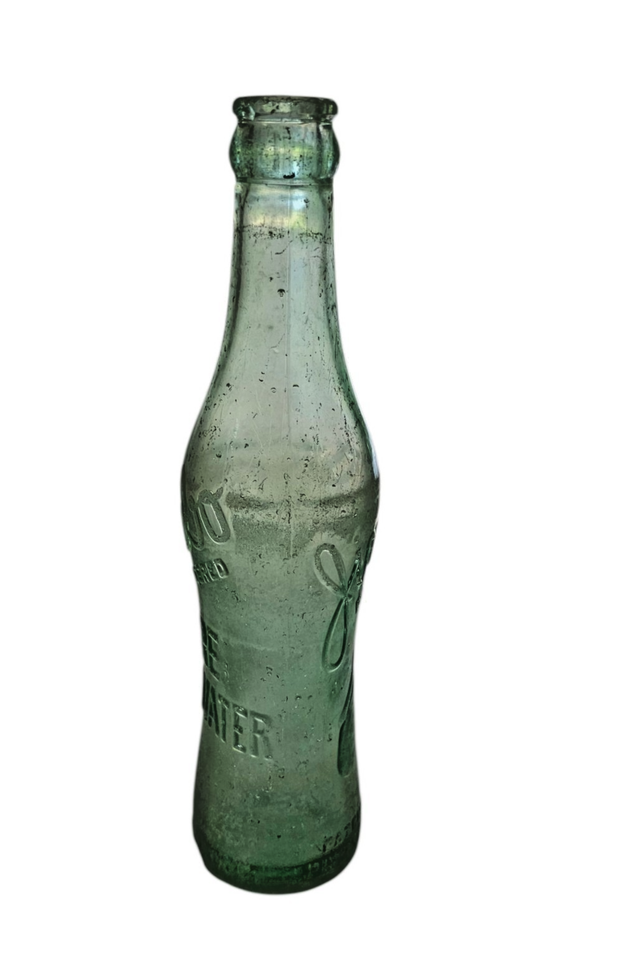 VTG 1920's Jimbo's Soda Water Green Bottle Embossed Donkey Pittsburg KS ...
