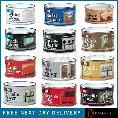GLOSS FINISH NON DRIP PAINT TIN VARNISH EXTERIOR INTERIOR HARD DRYING ...