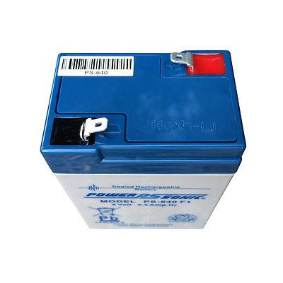 Rechargeable Battery 6 Volt Torch Battery Sealed Lead Acid 4.5AH 6V 4.0 ...