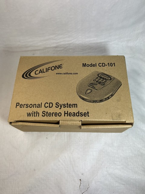 Califone CD-101 Portable Digital CD Player w/ Head Set for sale online ...