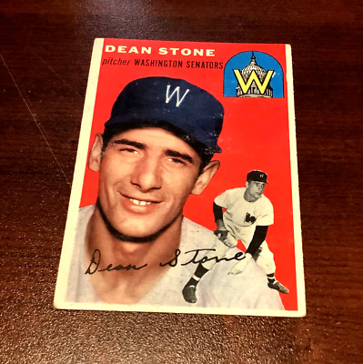 1954 Topps #114 Dean Stone Washington Senators | eBay