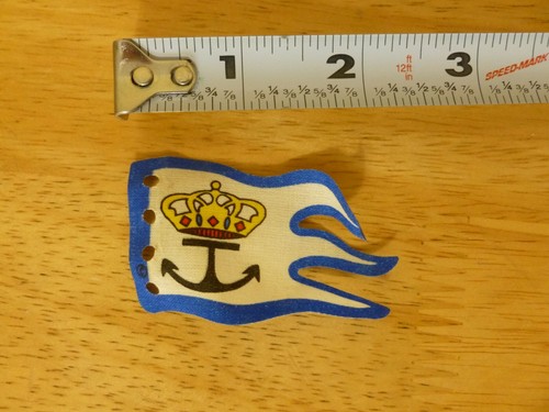 LEGO 6291 / 6280 - Cloth Flag Wave - Blue Border & Crown and Anchor ...