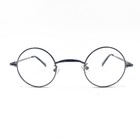 Vintage Small Round 40mm Metal Eyeglasses Frames Full Rim Unisex Rx ...