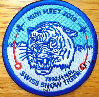 NATO Tiger Mini Meet 2019 Swiss Snow Tiger Patch | eBay