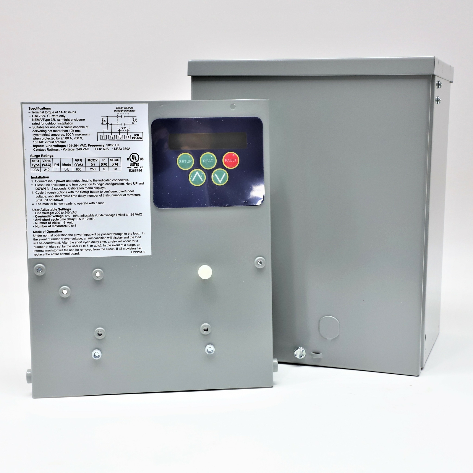 ICM493-60A Single Phase Line Monitor with Built-In Surge Protection ICM ...