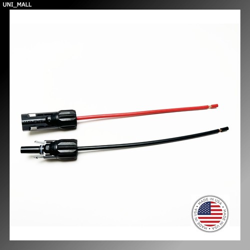 Amphenol MC4 10AWG GPT Solar Controller Pigtail Kit, Pure Copper (Made ...