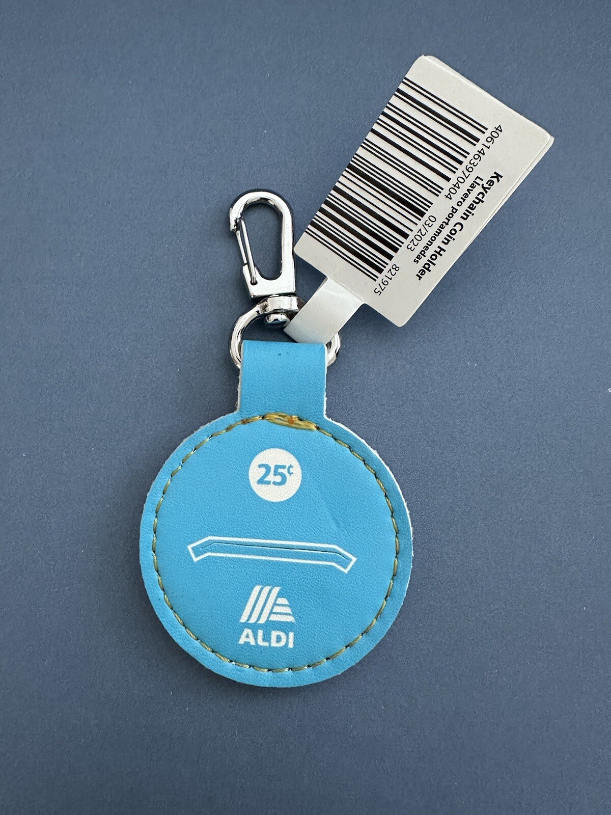 ALDI Leopard Pattern Quarter Keeper Keychain Coin Holder NWT | eBay