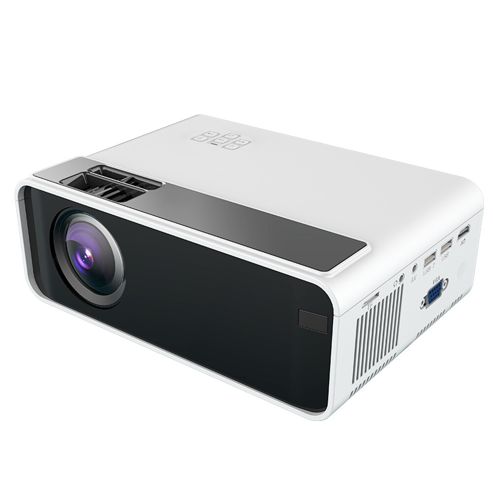 HD 1080P LED Smart Projector Home Theater Home Beamer 480P 110V-240V E ...