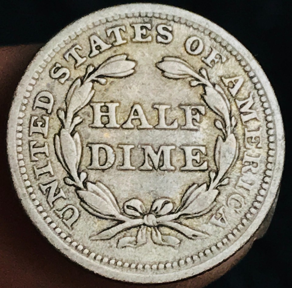 1853 Seated Liberty Half Dime 5C Arrows Circulated 90% Silver US Coin CC25036 | eBay