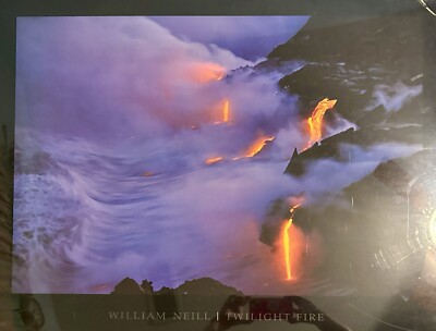 Twilight Fire, 1995 by William Neill - 24 X 32 Inches Poster Board ...