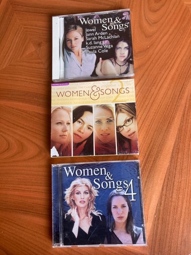 Women and Songs Group of 3 CDs: Vol 1 (1997), Vol. 2 (2006), and Vol. 4 ...