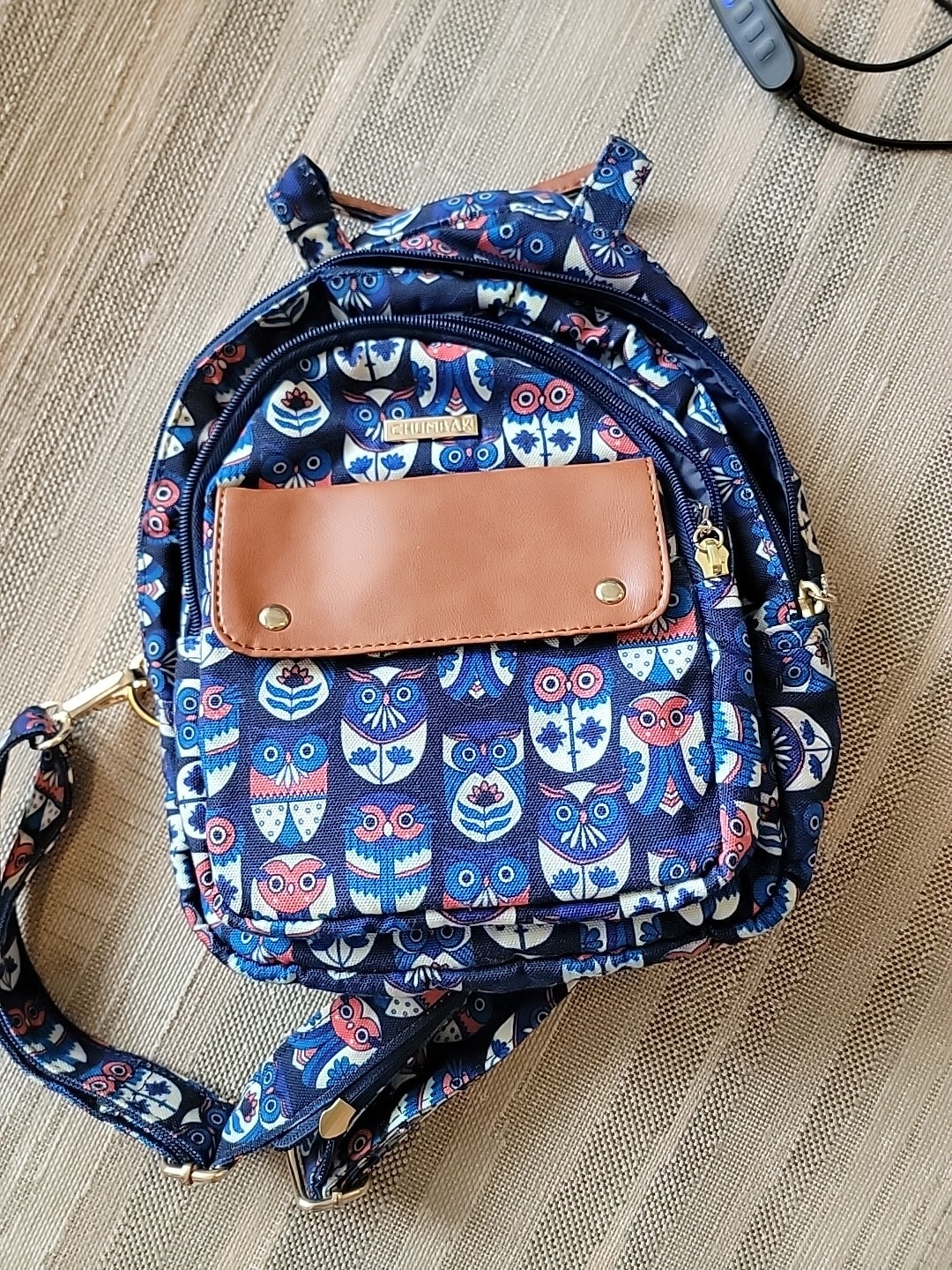 Chumbak Girls Small Owls Backpack Purse Very Cute Zippered & With Carry Handle | eBay