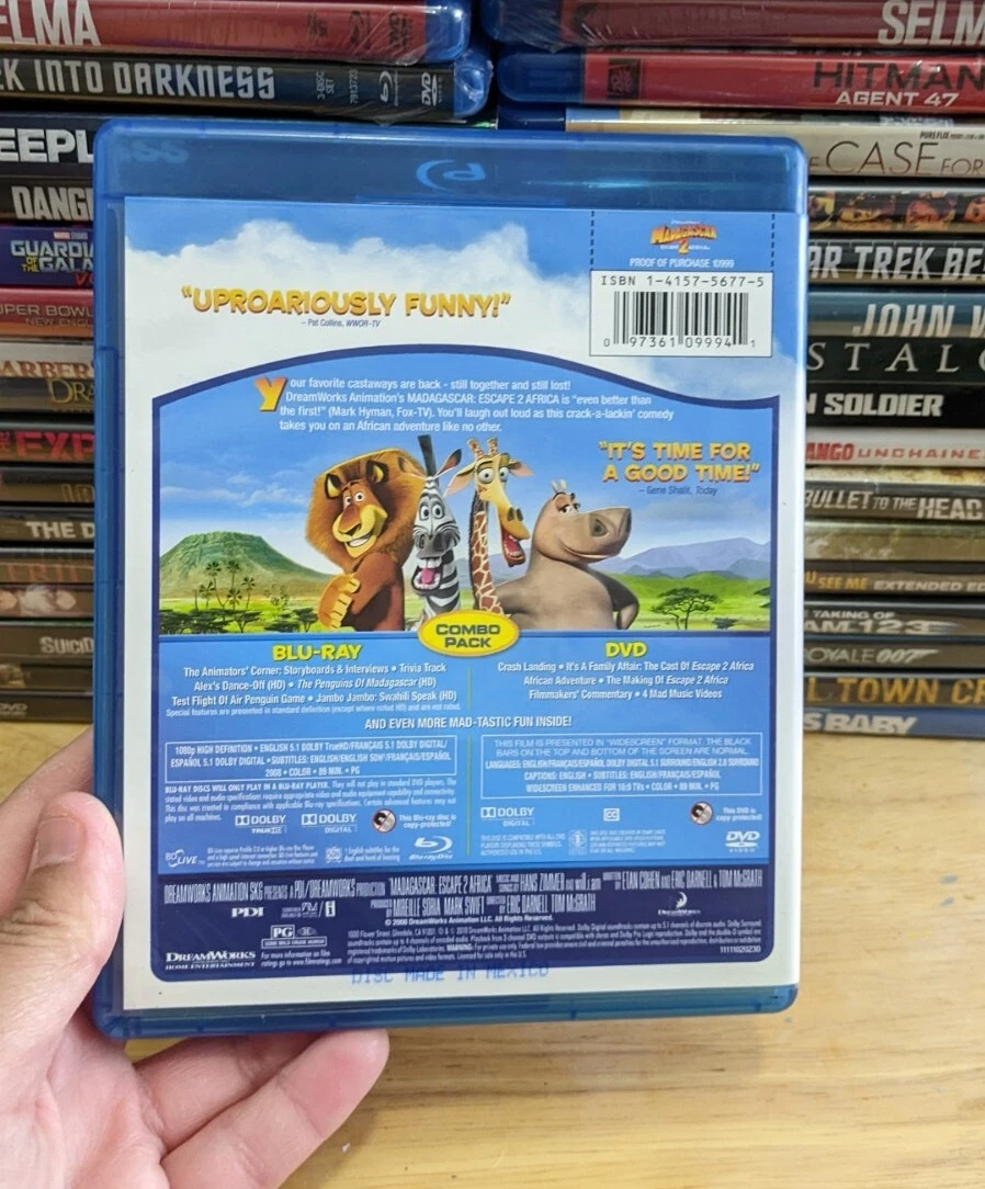 Madagascar 2 Blu Ray