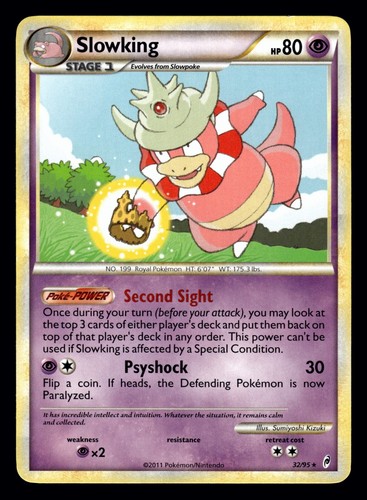 Pokemon Slowking 32/95 HGSS Call of Legends Card | eBay