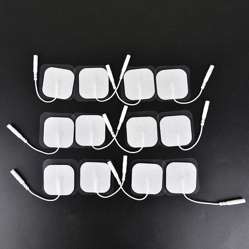 10pcs tens square electrode pad electrode patch for machine qr T`YA | eBay