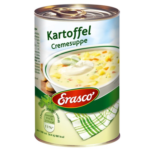 Erasco Terre Cremesuppe Avec Rauchspeck Fein Crémeux 4251753774908 | eBay