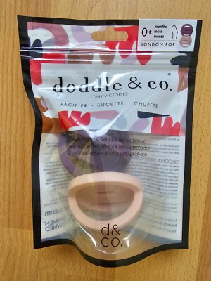 2 Doddle & Co. The Pop Pacifier 0+ Mo. Silicone Plum Blush | eBay