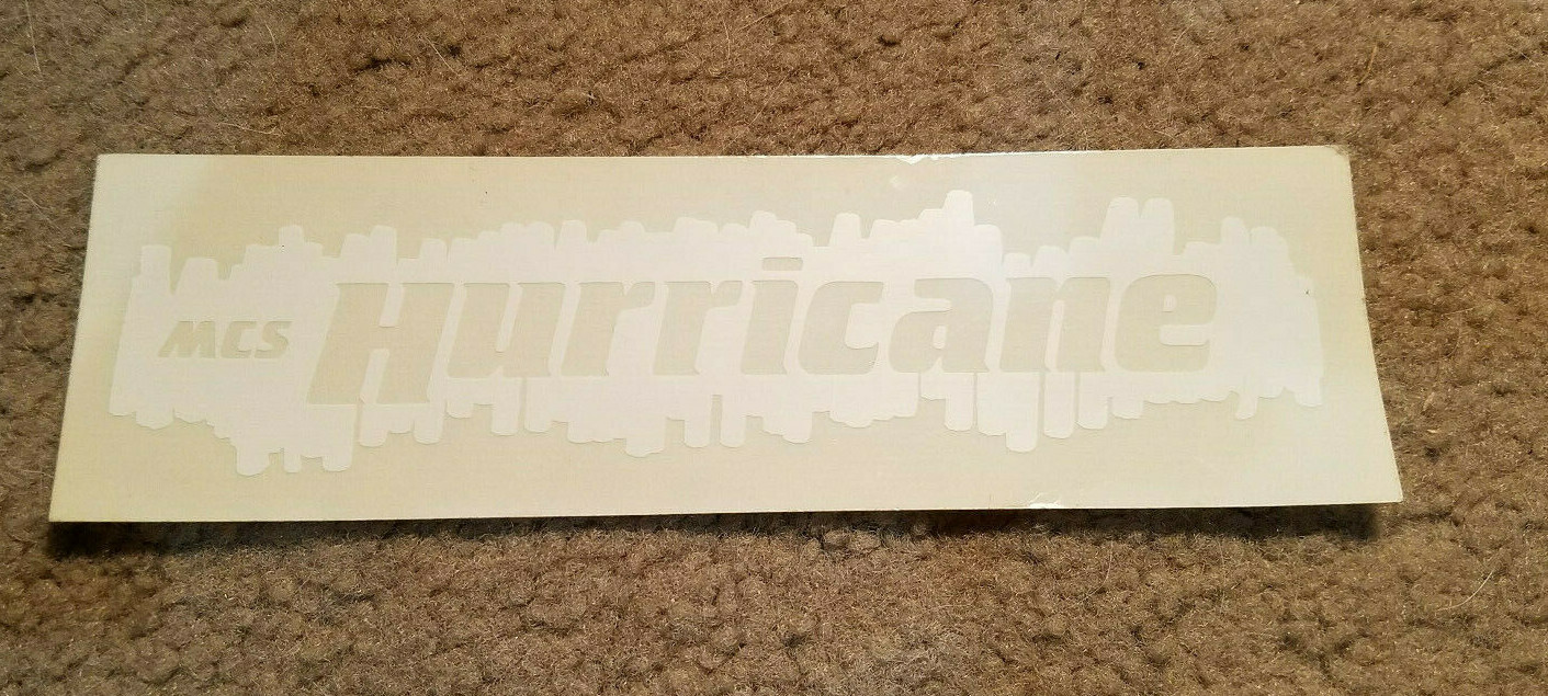 OLD SCHOOL BMX MCS HURRICANE DECAL | eBay