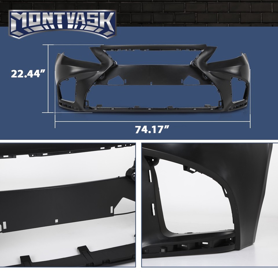 Front Bumper Conversion to 18+ LS F-Sport Style Fit For 07-09 Lexus ...