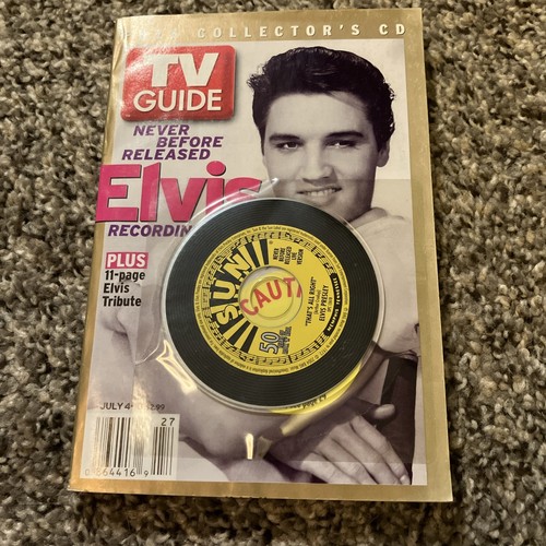 Vintage TV Guide Never Before Released Elvis Recording! July 4-10, 2004 ...