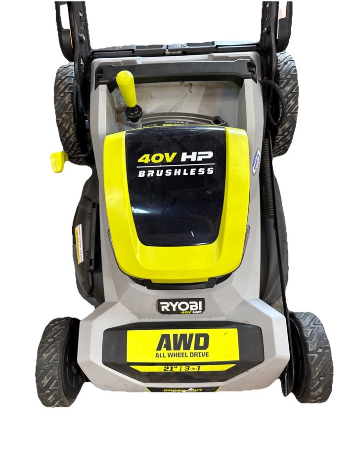 Ryobi 40V HP Brushless 21 in AWD Self Propelled Lawn Mower TOOL ONLY ...