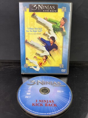 3 Ninjas Kick Back (DVD, 2001, Full Frame) 43396059832| eBay